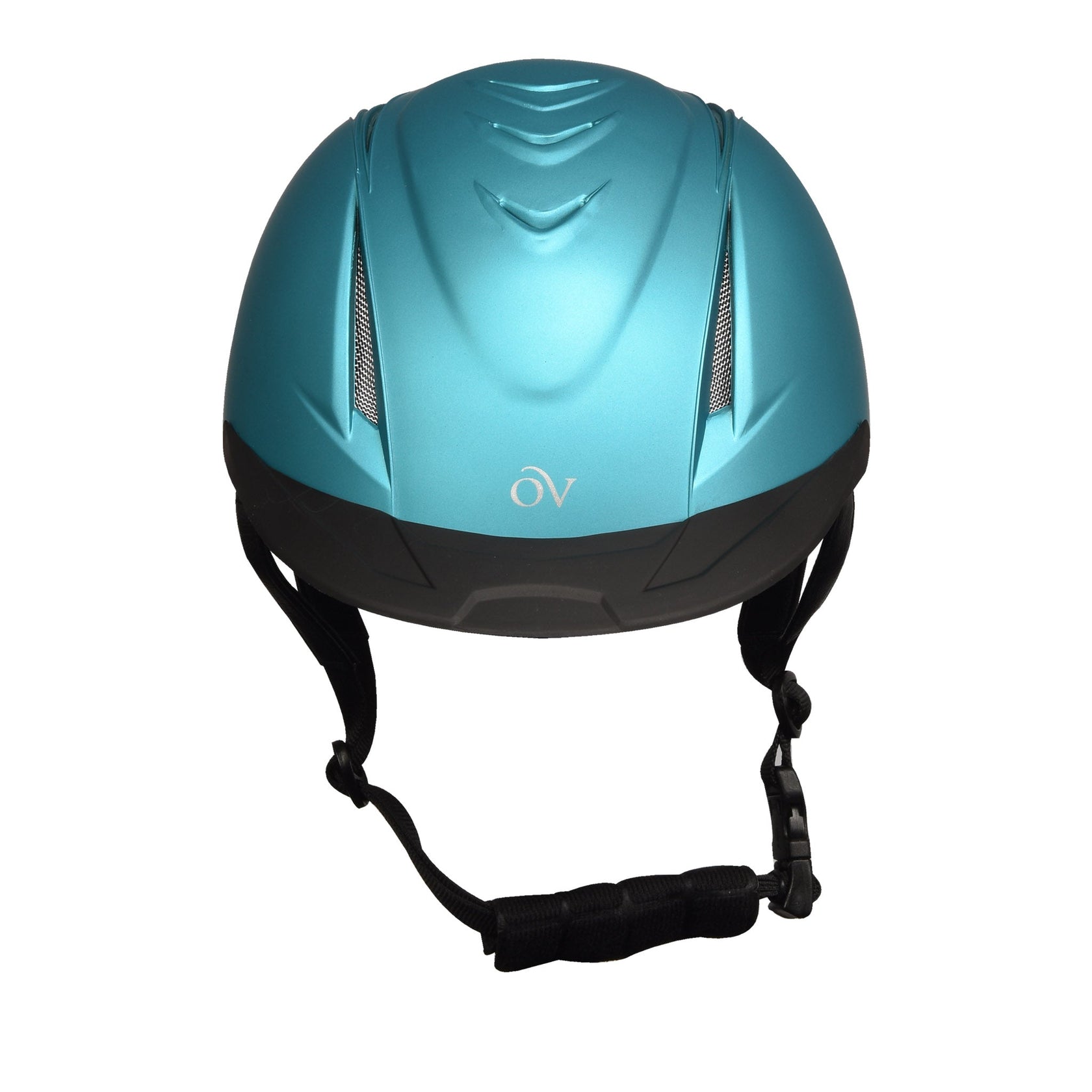 Metallic Schooler Helmet- Teal – Ovation Riding
